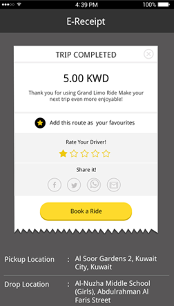 Q8 Grand Limo- Chauffeur driven black car in Kuwait